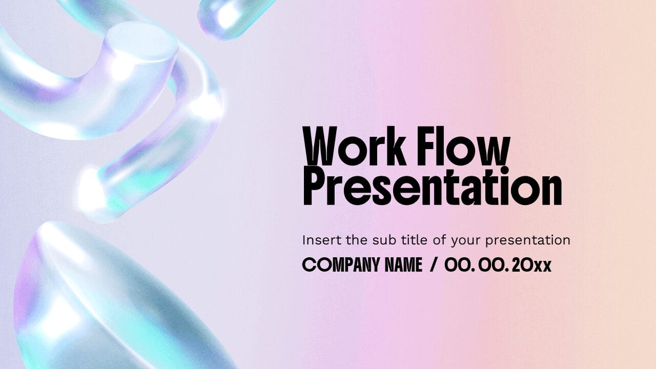 Work Flow Presentation Template - Google Slides and PowerPoint
