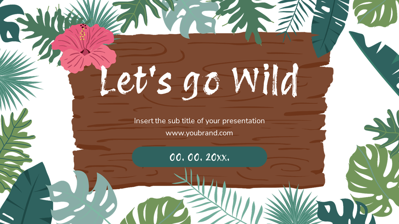 Let's go Wild Free Google Slides Themes PowerPoint Templates
