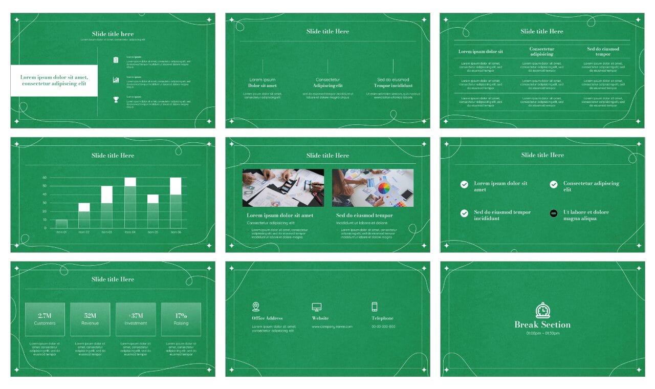 Minimal Waves Free Google Slide Themes PowerPoint Templates
