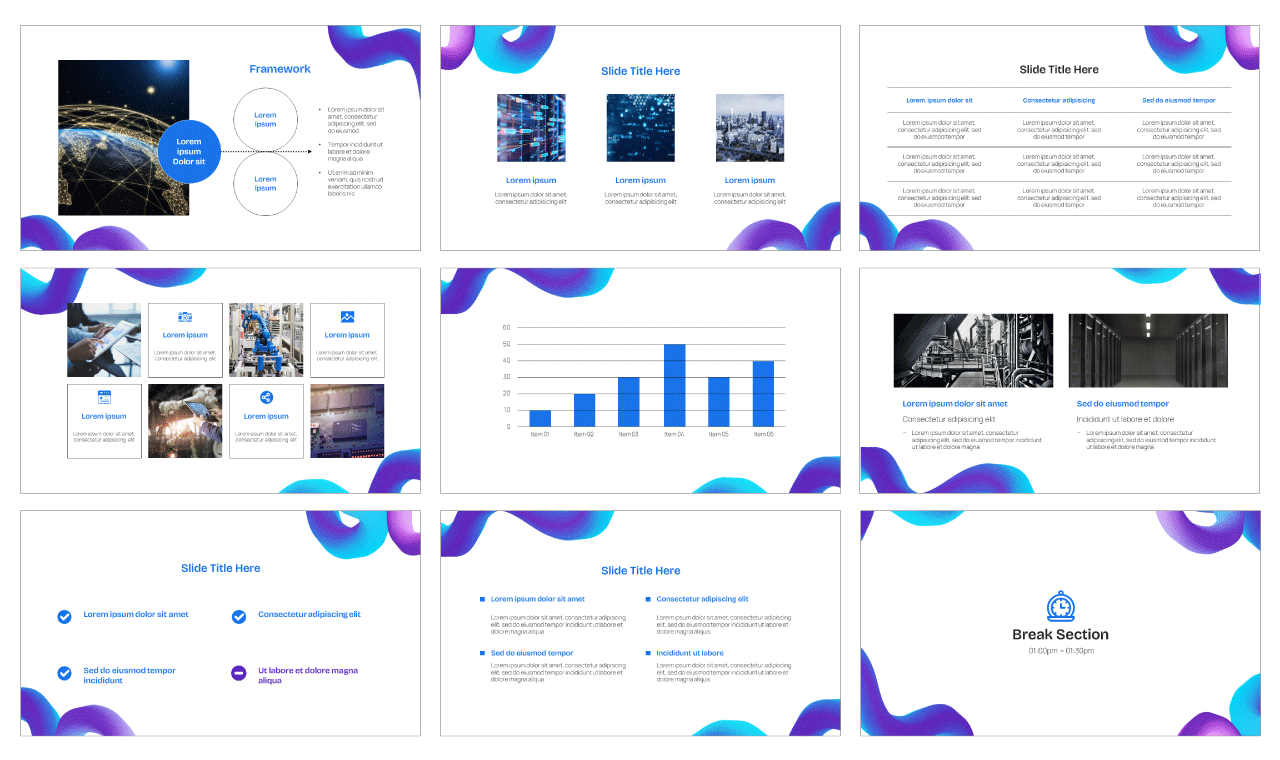 Launched Tech News Google Slides Theme PowerPoint Template