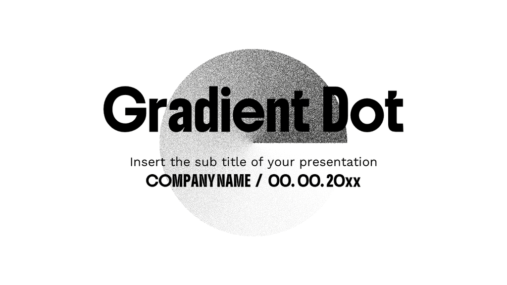 Gradient Dot - Free Powerpoint templates and Google Slides themes