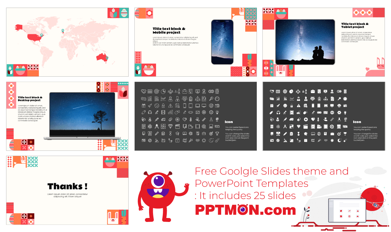 Happy Easter Wishes Presentation Template - Google Slides PPT