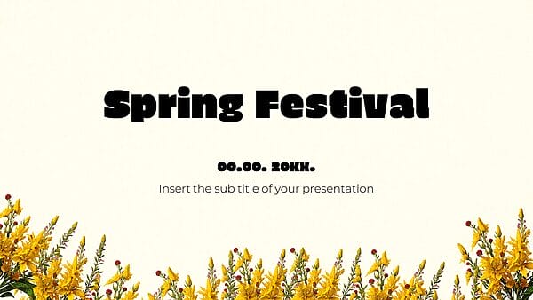 flower - Free Powerpoint templates and Google Slides themes