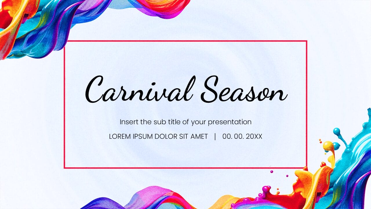 Carnival Season - Free Powerpoint templates and Google Slides themes