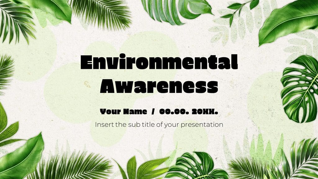 Green Tone Templates - Free Powerpoint Templates Google Slides theme
