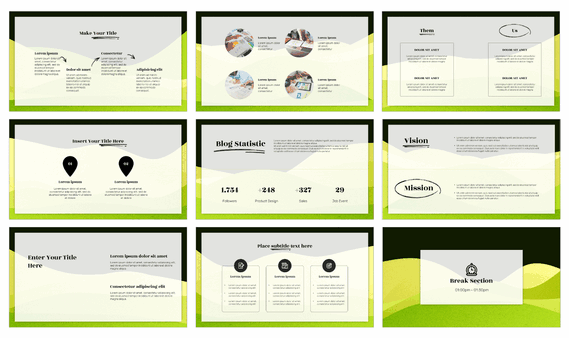 Waves Design Inspiration Google Slides Themes PPT Templates