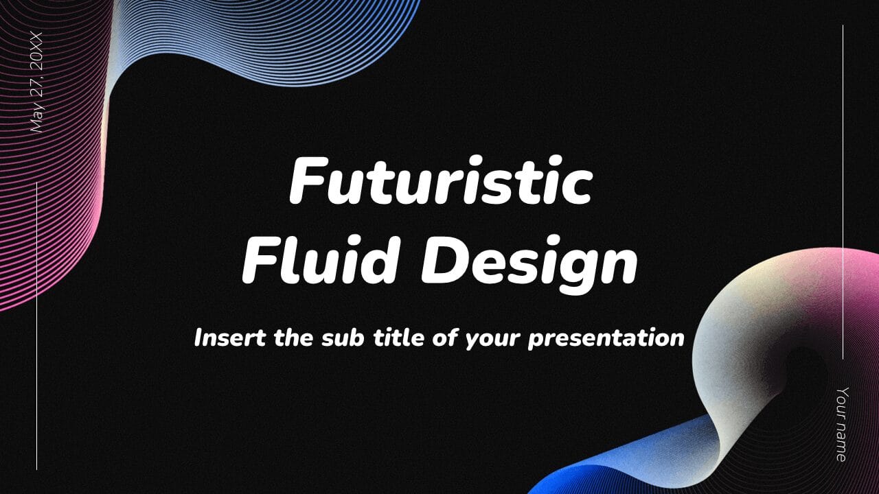 Futuristic Design - Free Powerpoint templates and Google Slides themes